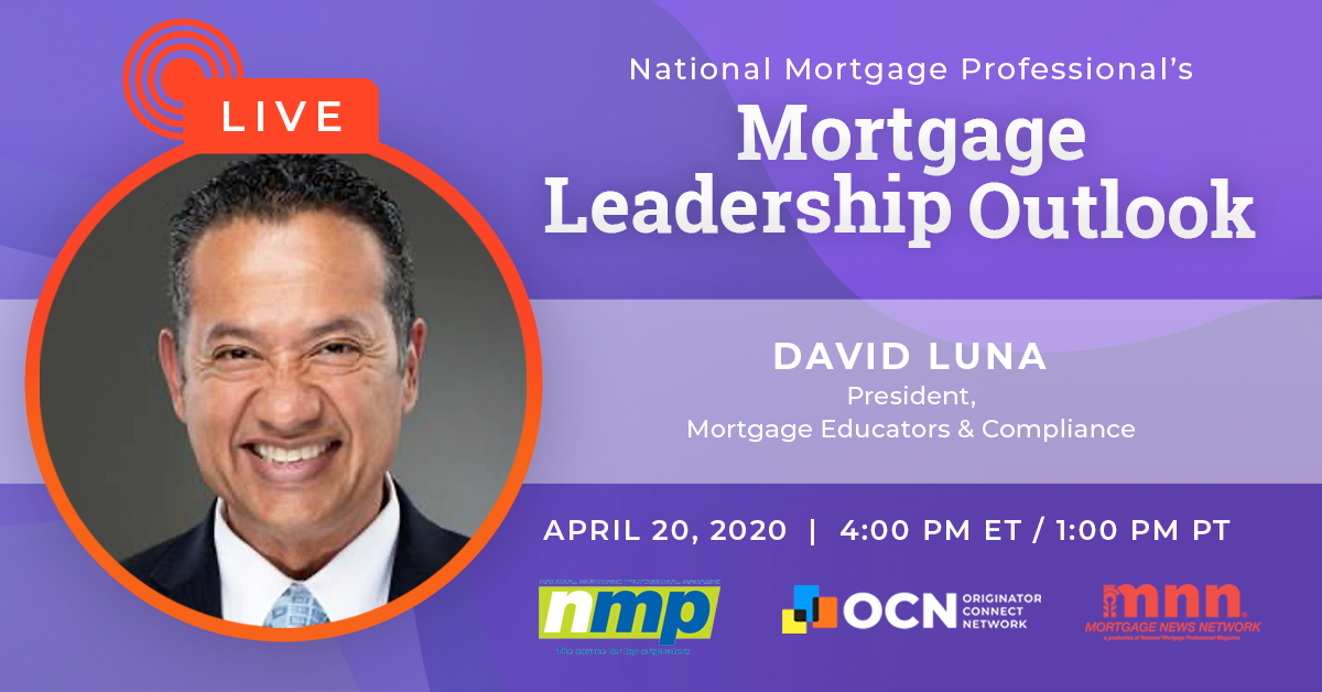 David Luna Set For The Next Episode of the Mortgage Leadership Outlook ...