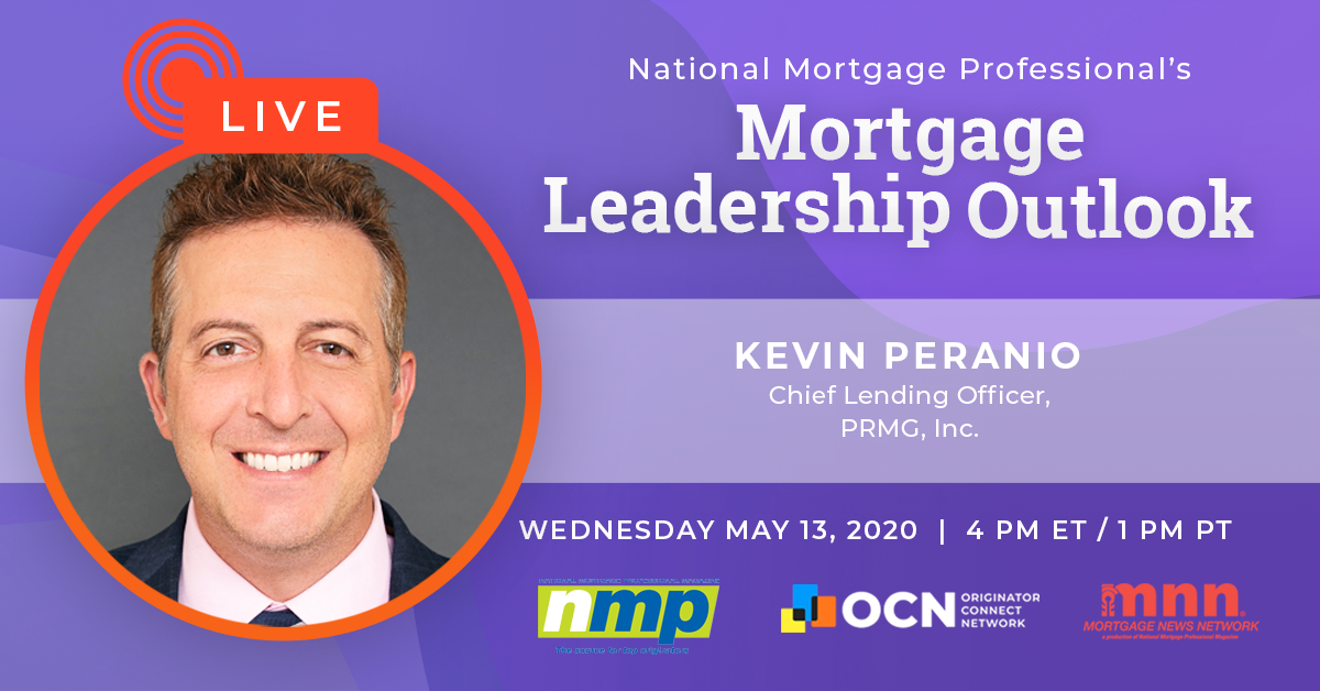 PRMG's Kevin Peranio Set For Wednesday's Mortgage Leadership Outlook – NMP
